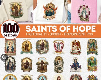100+ Saints of Hope Png Bundle, Saint Joseph Png, Saint Francis of ...