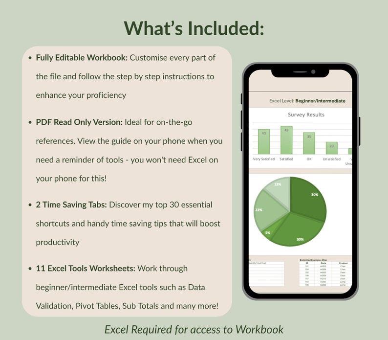 Excel Essentials for Beginners: A Step by Step Workbook (digital Download) - Etsy