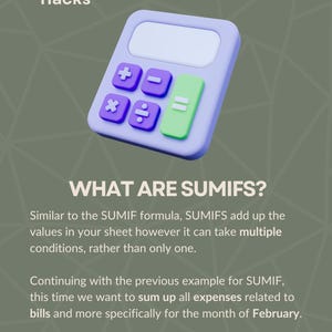 Excel SUMIF & SUMIFS Statement Guide | Beginner-friendly Formula ...