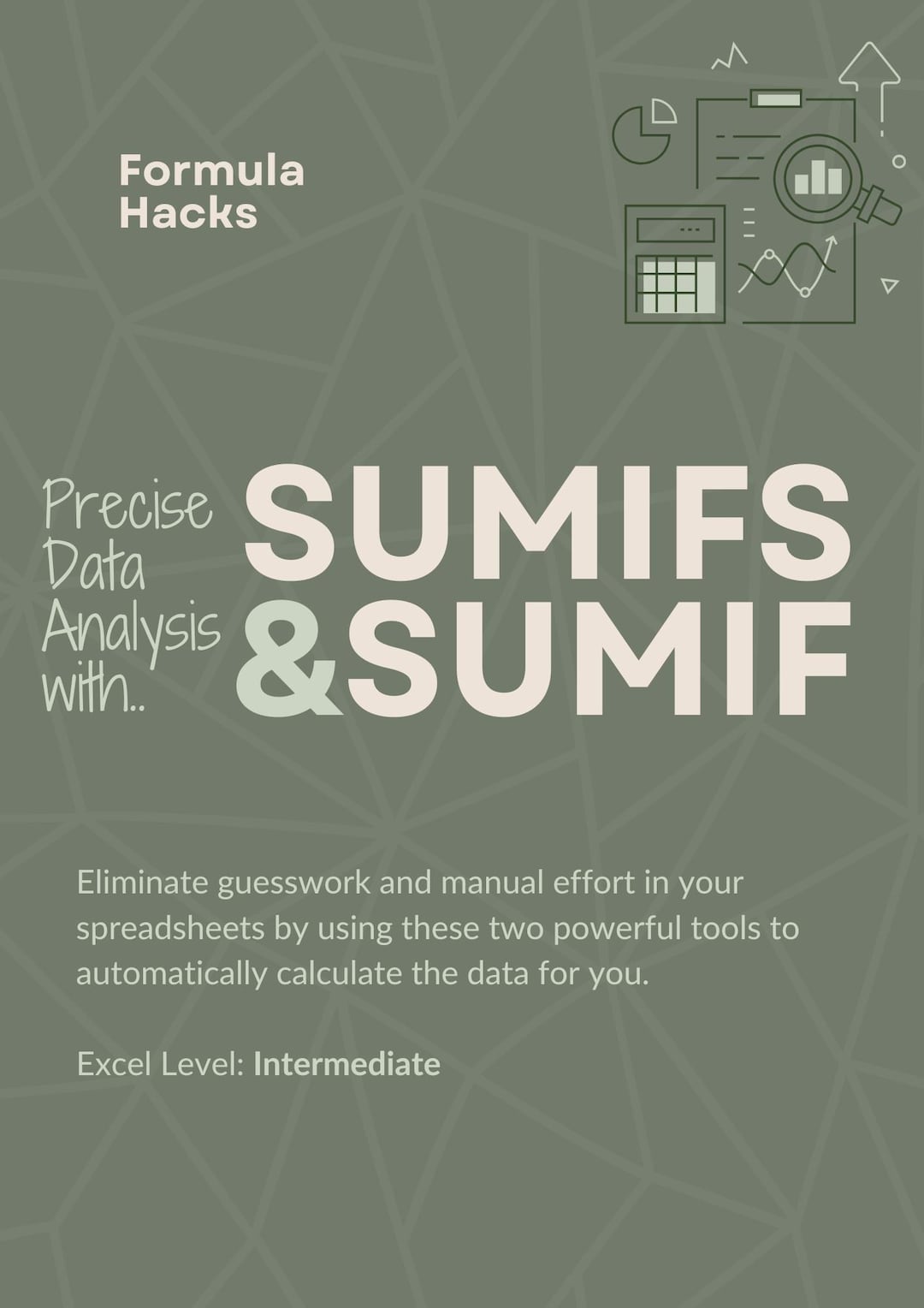 Excel SUMIF & SUMIFS Statement Guide | Beginner-friendly Formula ...