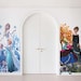 Door Frame Decal Frozen Wall Decal Elsa Wall Sticker Anna Wall Mural ...
