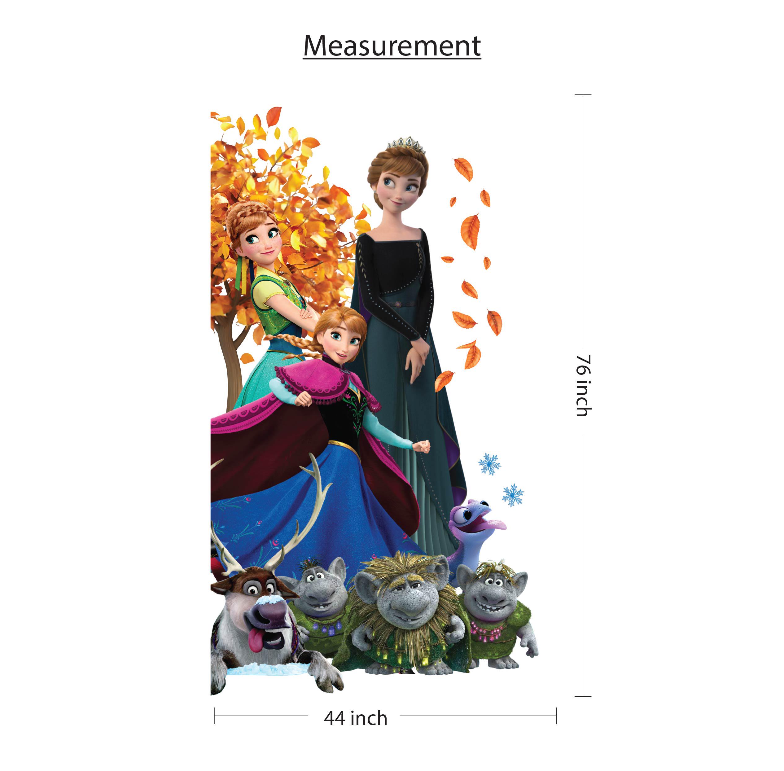 Door Frame Decal Frozen Wall Decal Elsa Wall Sticker Anna Wall Mural ...