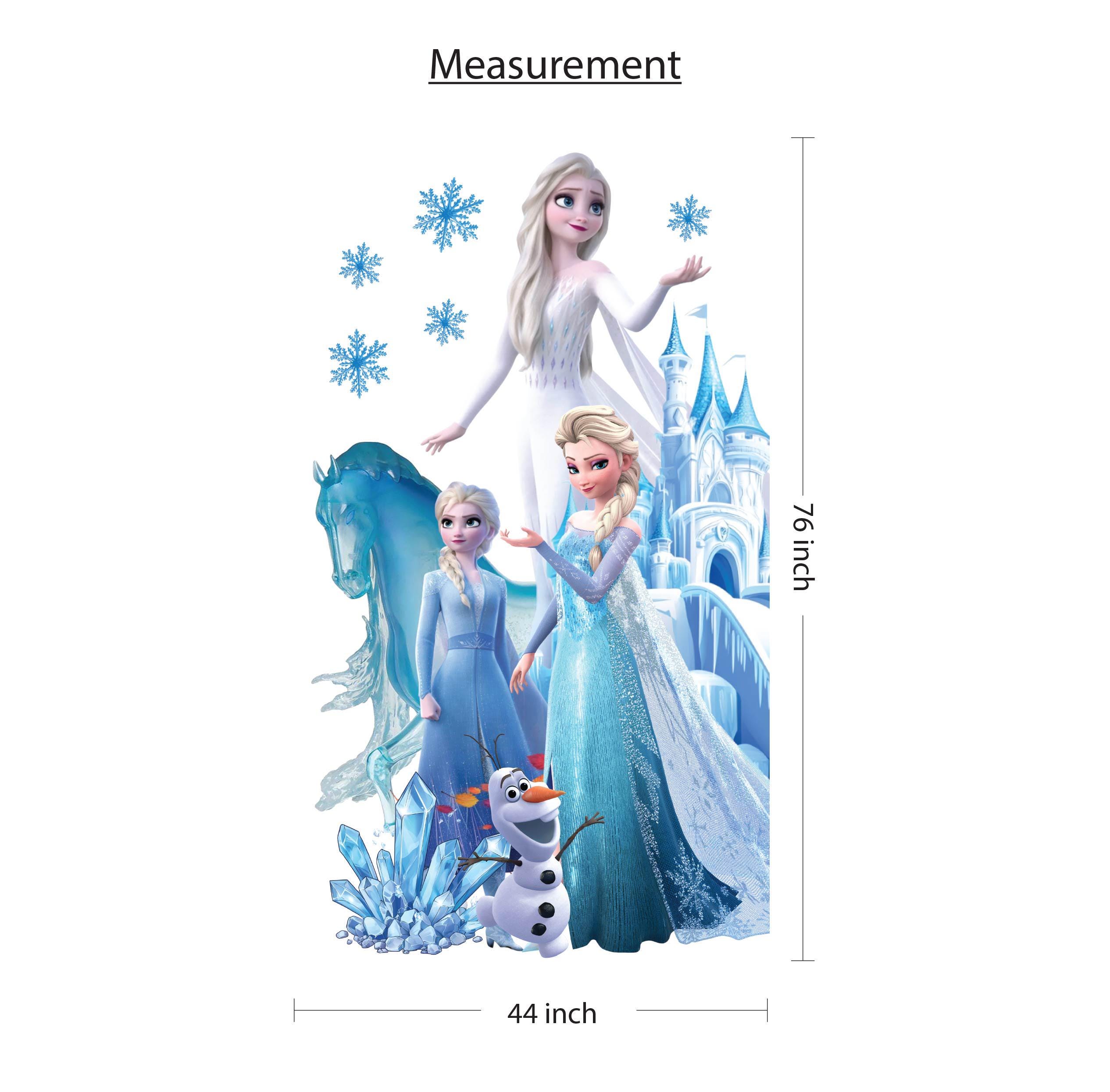 Door Frame Decal Frozen Wall Decal Elsa Wall Sticker Anna Wall Mural ...