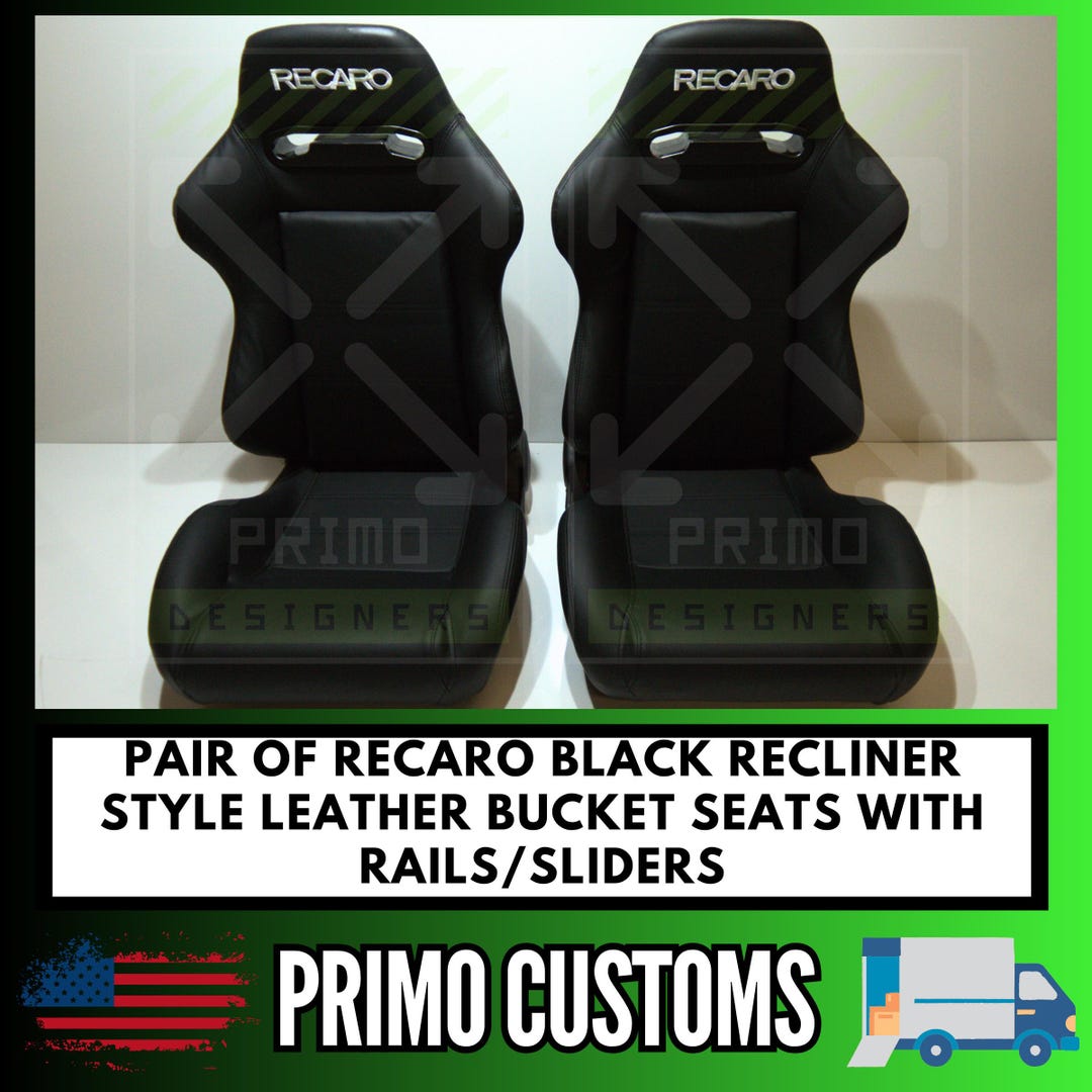 Brand New Pair of Recaro Style Seats Roadster Racing Recliner Seat ...