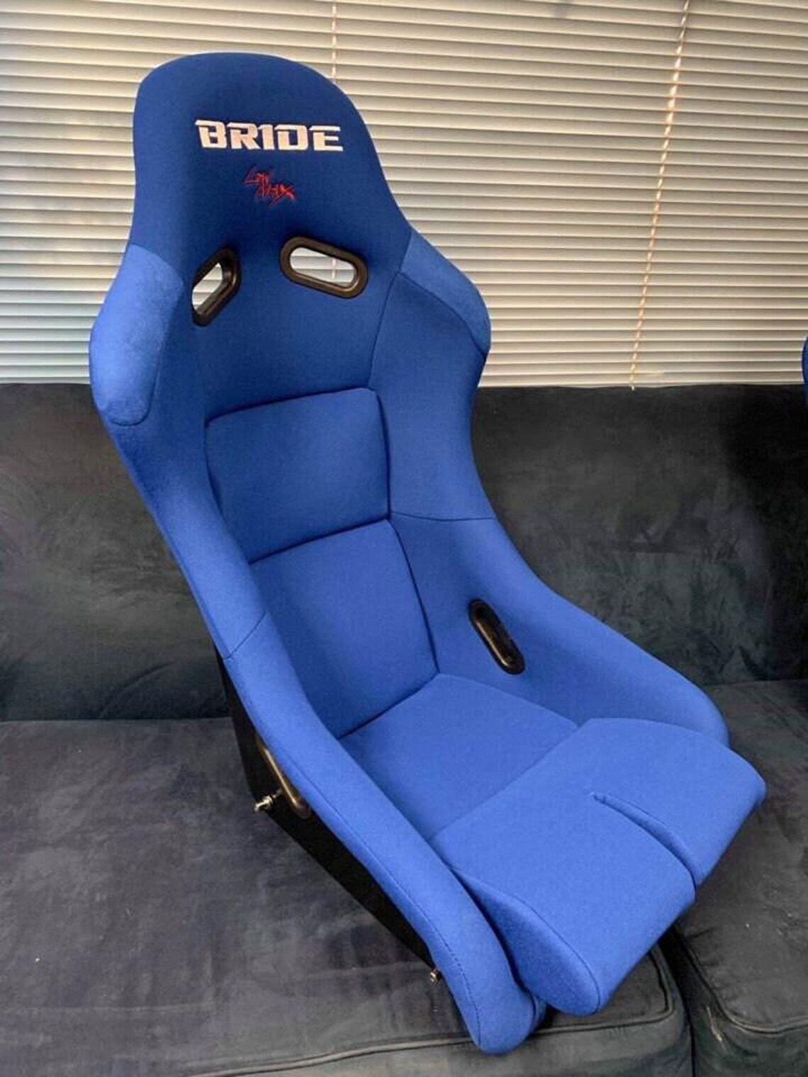 Pair of Bride Vios 3 Iii Blue Seats Low Max Jdm Racing Bucket Seats Set ...