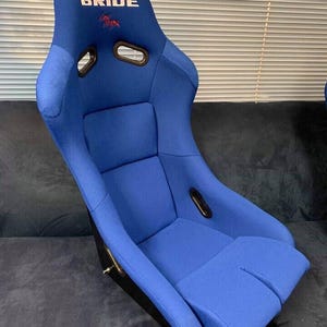 Pair of Bride Vios 3 Iii Blue Seats Low Max Jdm Racing Bucket Seats Set ...
