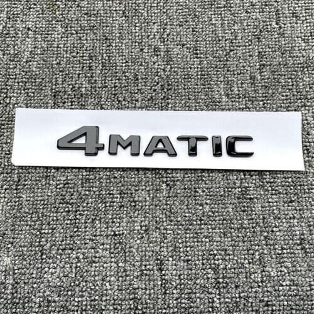 Gloss Black 4matic Emblem Logo 2017+ Rear Trunk Lid Badge Amg Fits ...