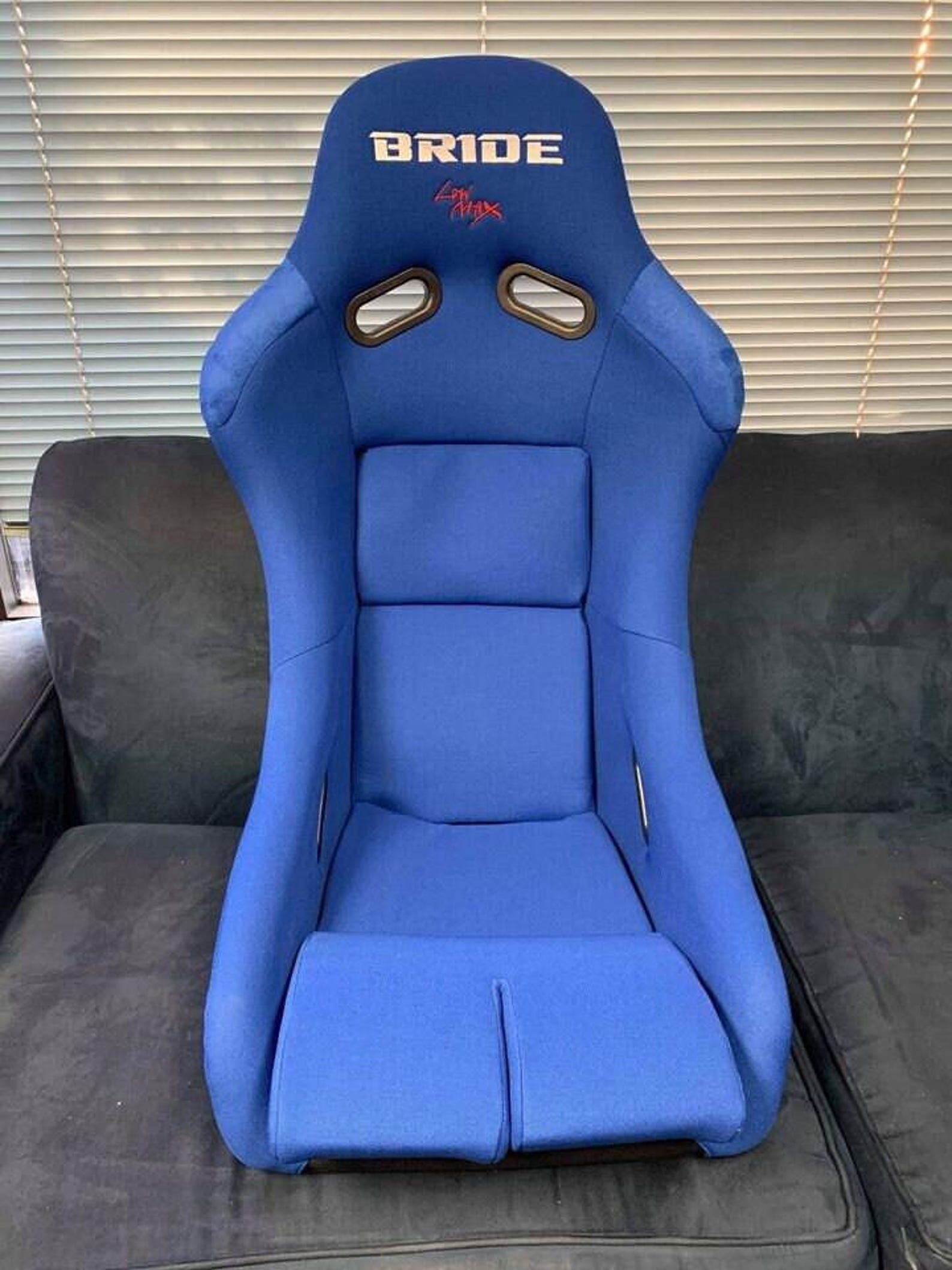 Pair of Bride Vios 3 Iii Blue Seats Low Max Jdm Racing Bucket Seats Set ...