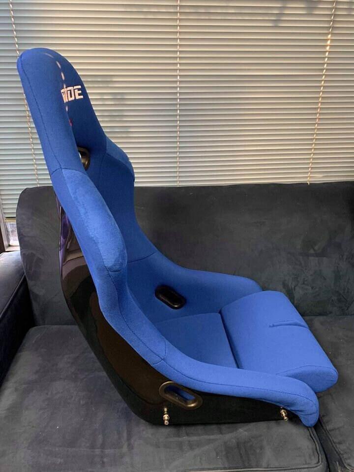 Pair of Bride Vios 3 Iii Blue Seats Low Max Jdm Racing Bucket Seats Set ...