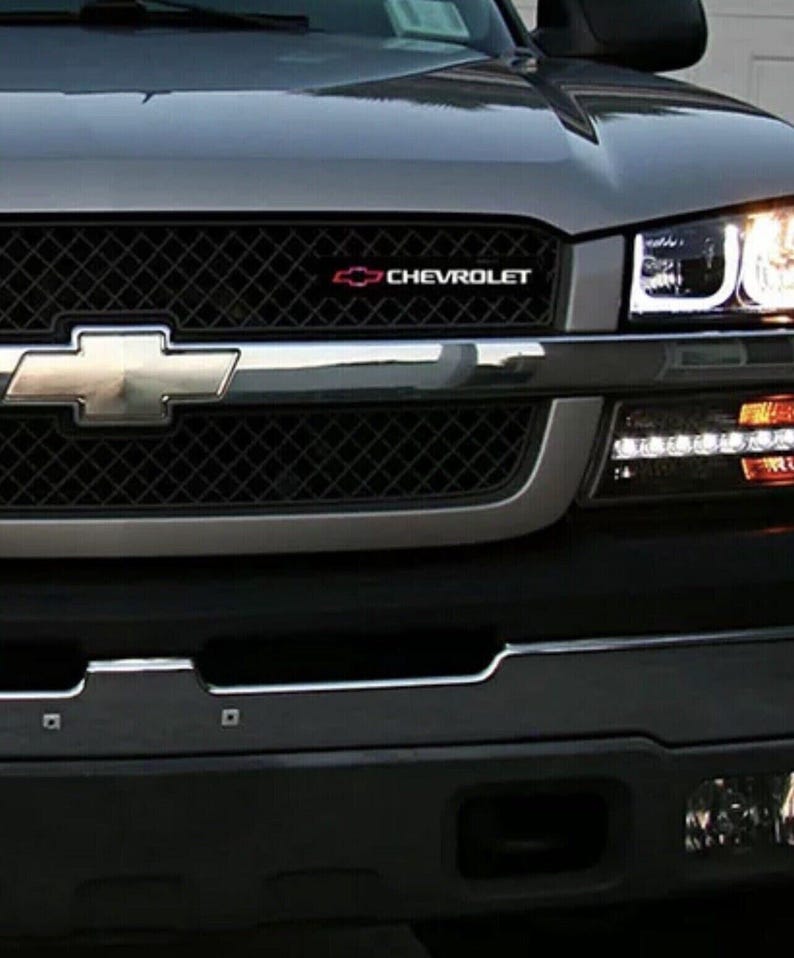 Fits Chevy Chevrolet Led Light Car for Front Grille Badge Illuminated ...