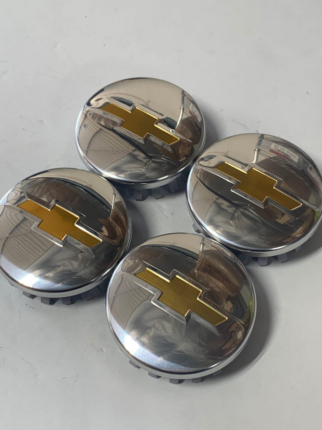 4 Chevy Center Hub Caps Polished Tahoe Suburban Silverado Fit for 2014 ...