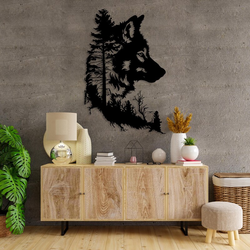 Wolf Decor Wolf Signs - Etsy