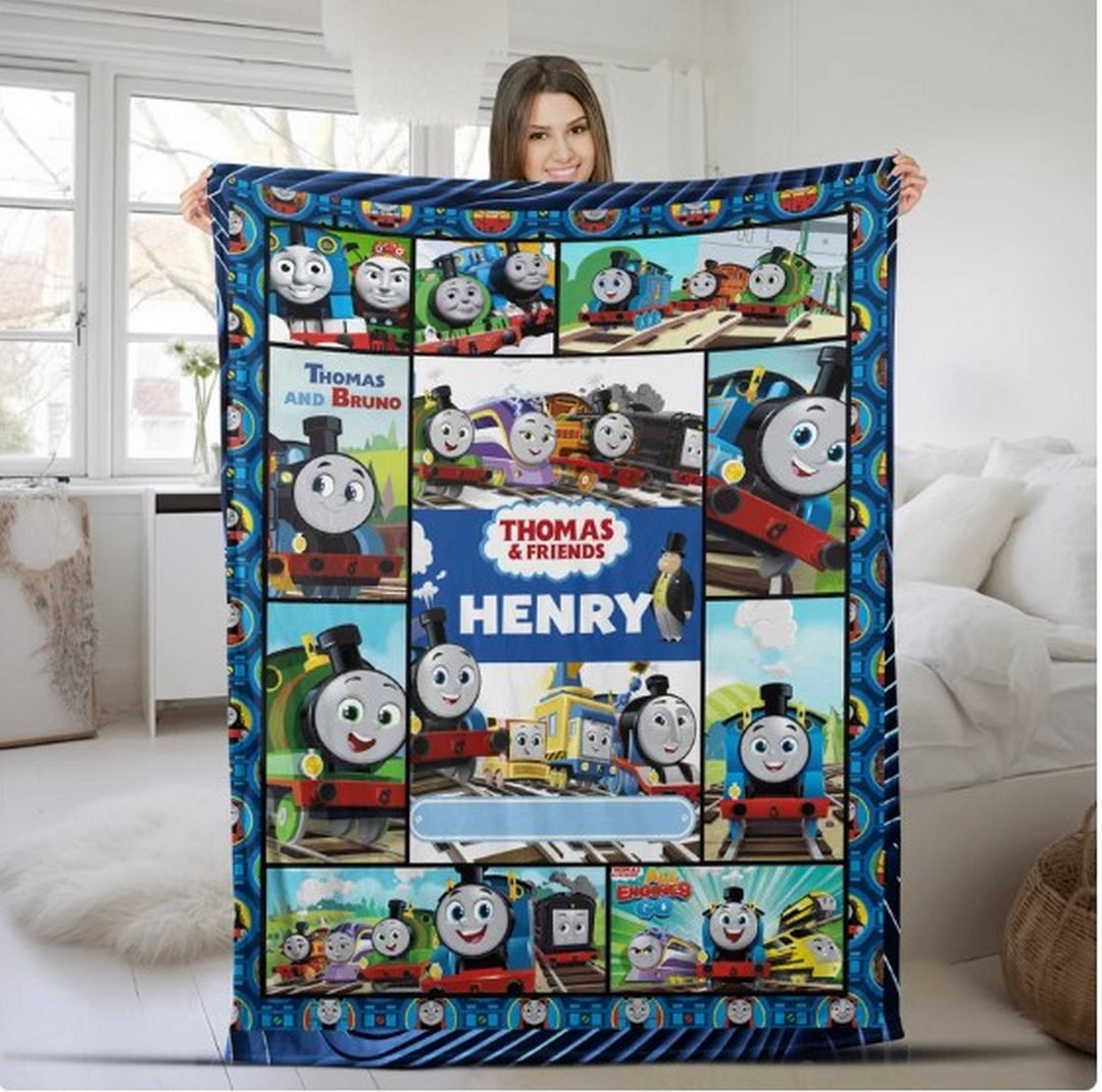 Personalized Thomas the Train Blanket, Thomas & Friends Birthday ...