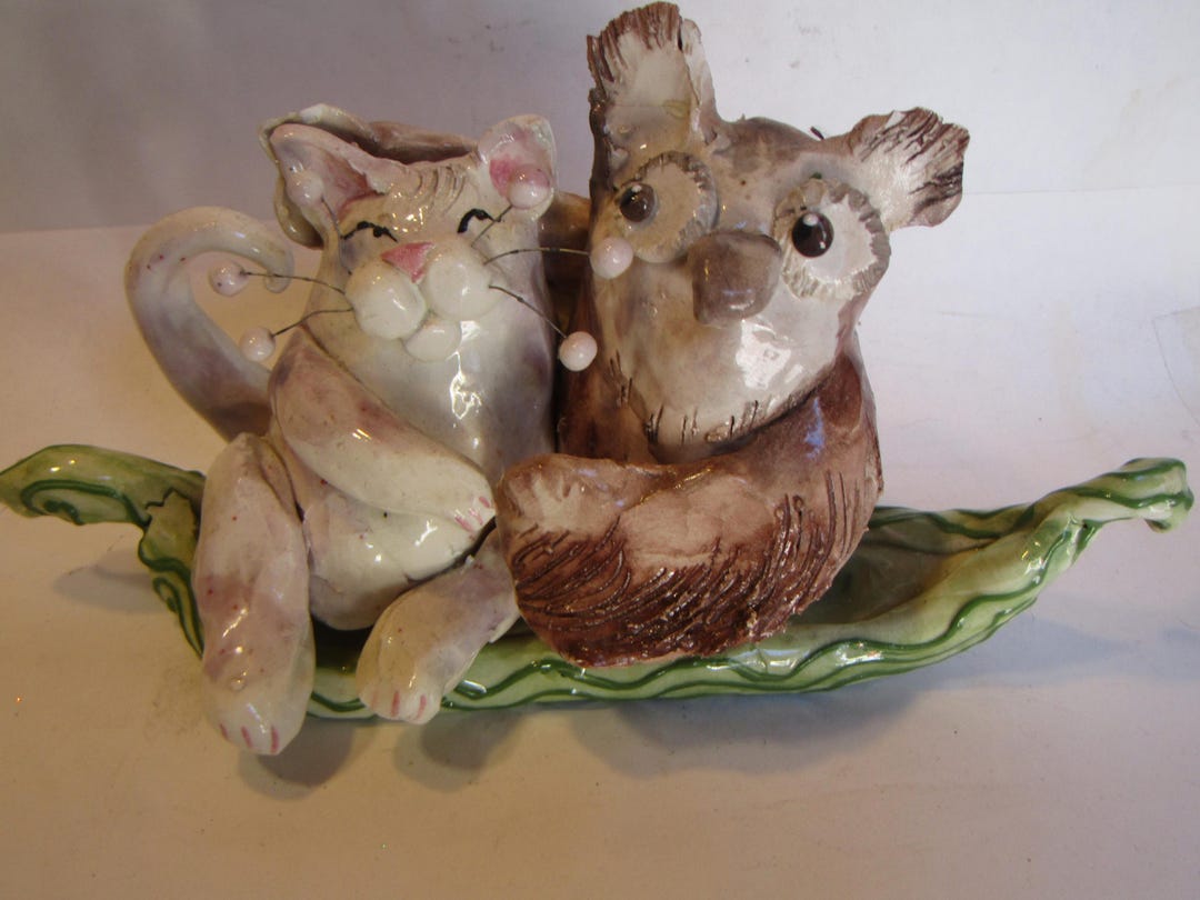 Jesse-cute Whimsiclay Birthday Party Cat Vintage 1999 by Amy Lacombe ...