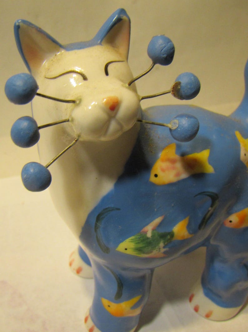 Whimsiclay Fishy Cat Sashimi Rare and Colorful. Designed by Artist Amy ...