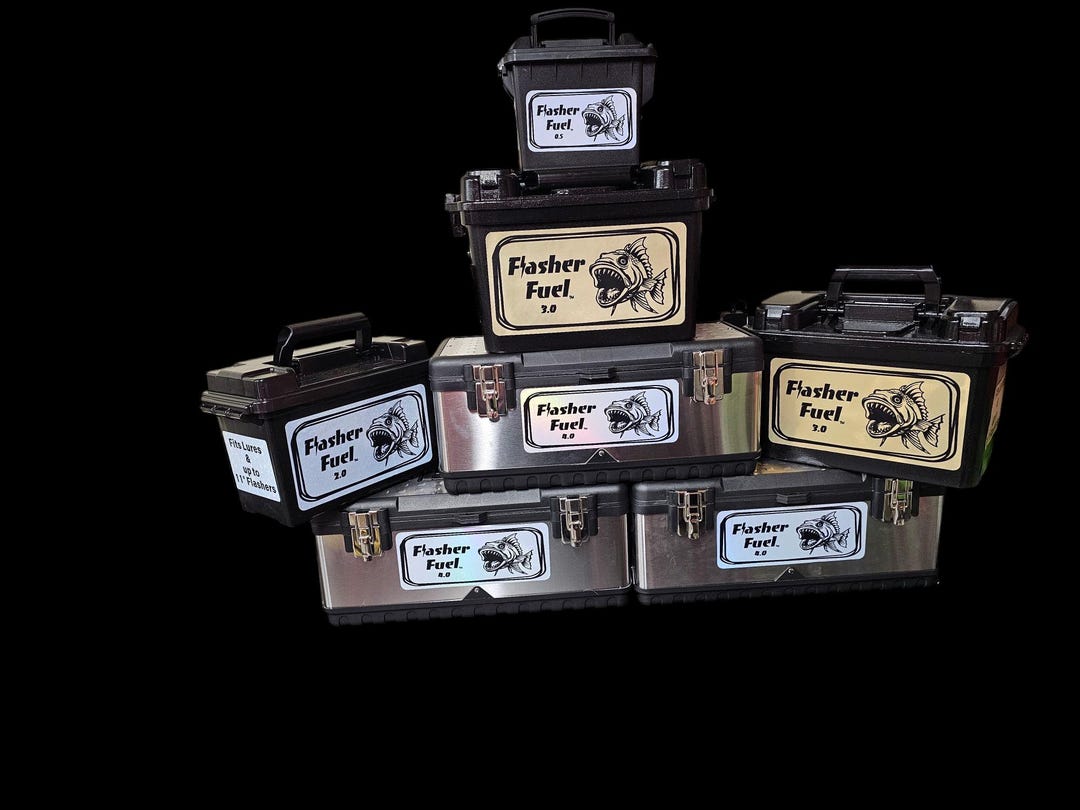 Flasher Fuel a Glow Box Designed to Organize Your Tackle and to Charge ...