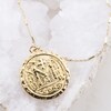 50cm Chain Roman Emperor Caesar Coin Medallion Necklace, Gold Plated ...