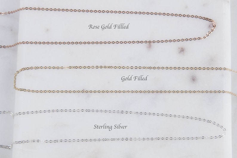 Simple Cable Chain Plain Gold Chain Thin Gold Chain Dainty - Etsy
