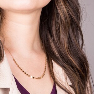 Multi Disc Gold Necklace in 14k Gold Filled or Sterling Silver, Gold ...