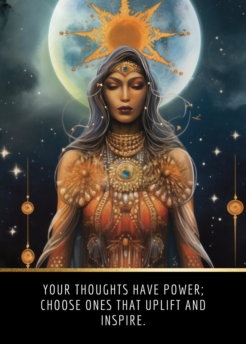 Divine Oracle Printable Card Deck - Etsy