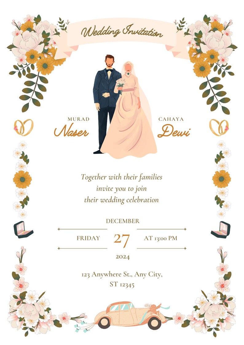 Wedding Invitation - Etsy