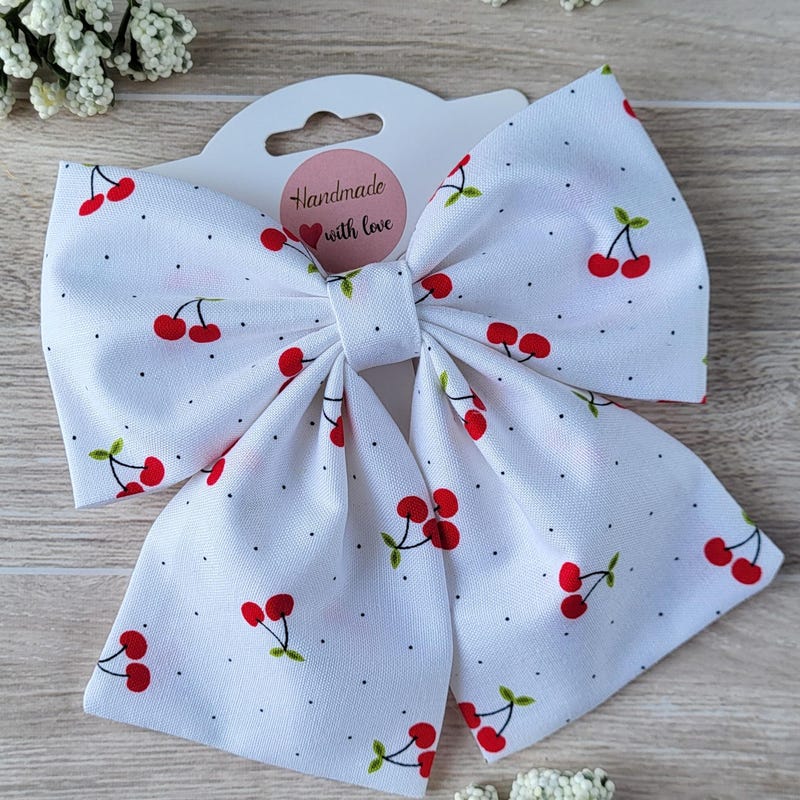 Vintage Cherry Hair Clip - Etsy