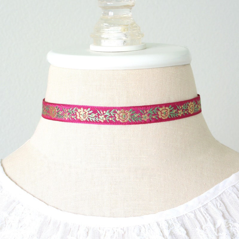 Music Ribbon Choker - Etsy