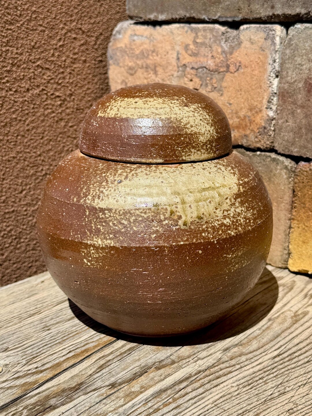 Wood Fired Pottery Urn: Ceramic Storage Vessel - Etsy