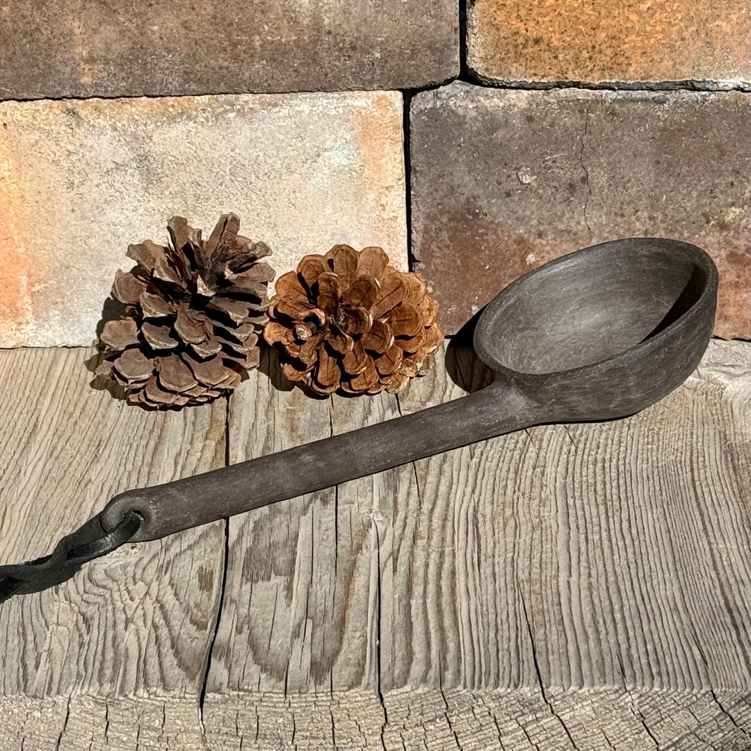 Black Pottery Ladle Handmade Clay Ladle Ceramic Scoop - Etsy