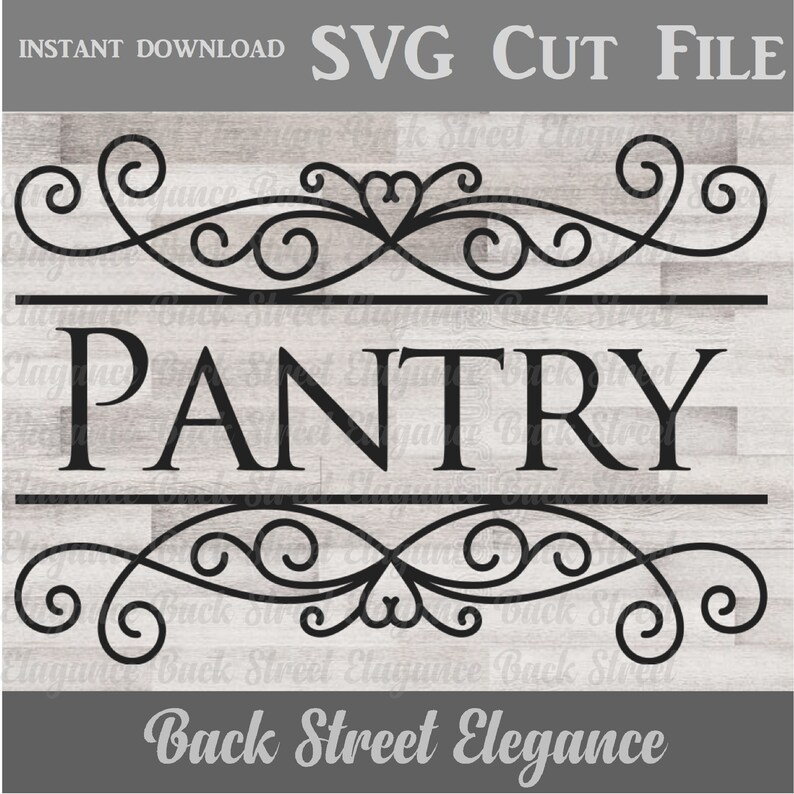 Pantry SVG Vintage Style Pantry SVG Pantry Sign Cut File | Etsy Canada