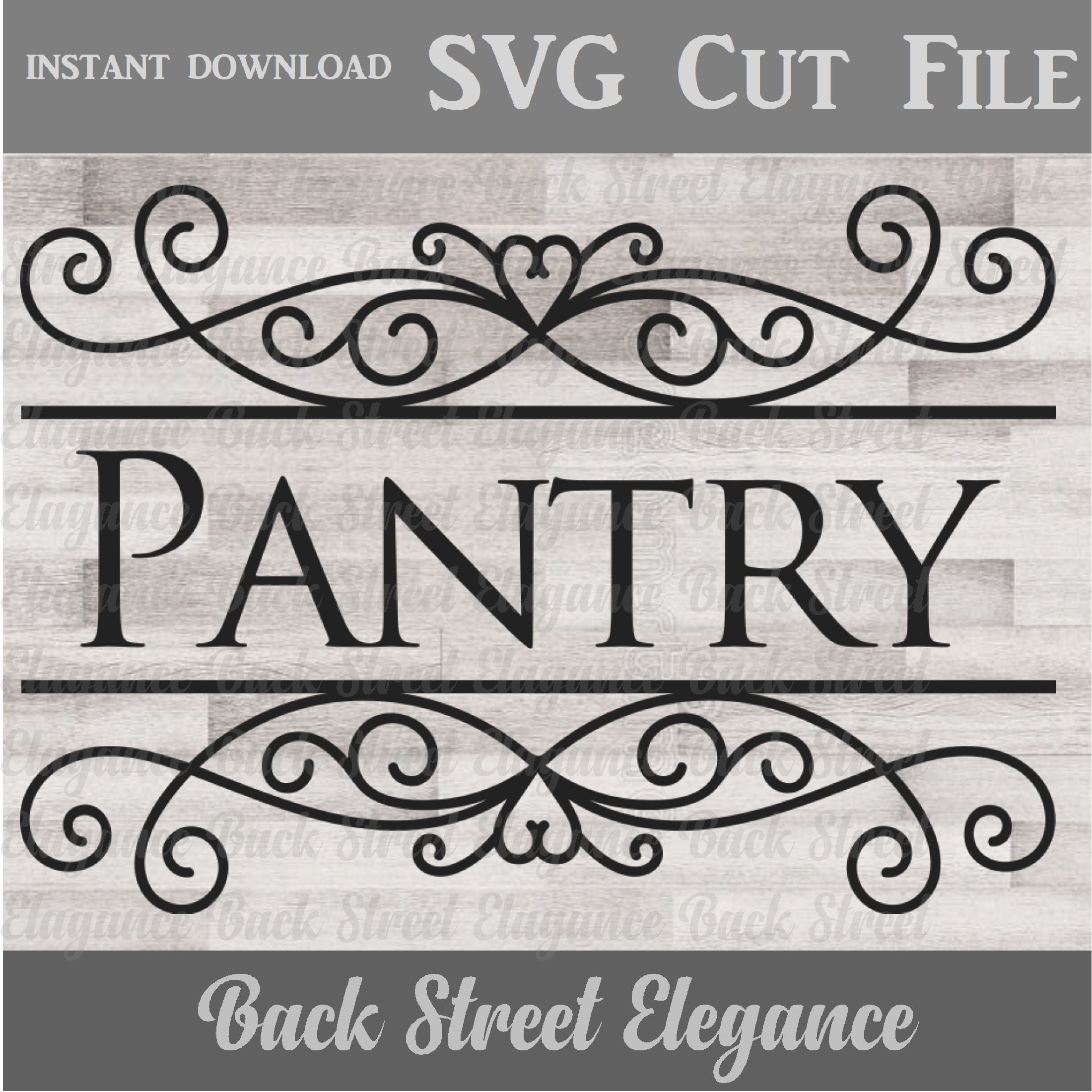 Pantry SVG Vintage Style Pantry SVG Pantry Sign Cut File | Etsy Canada