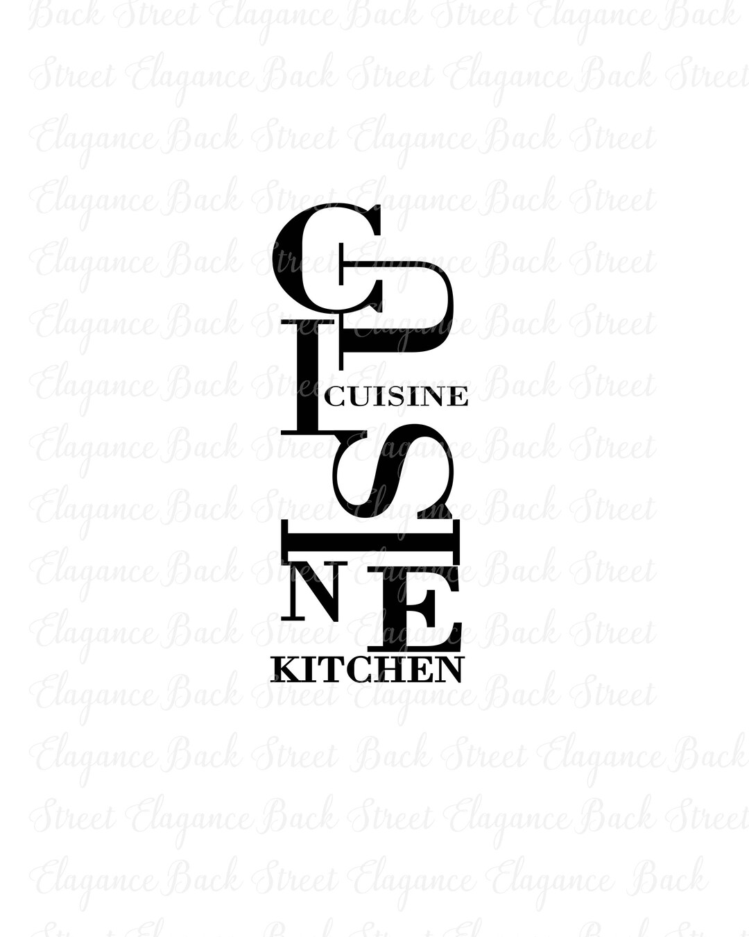 Cocina SVG Cocina SVG Word Cloud svg Calcomanía de vinilo Cortar ...
