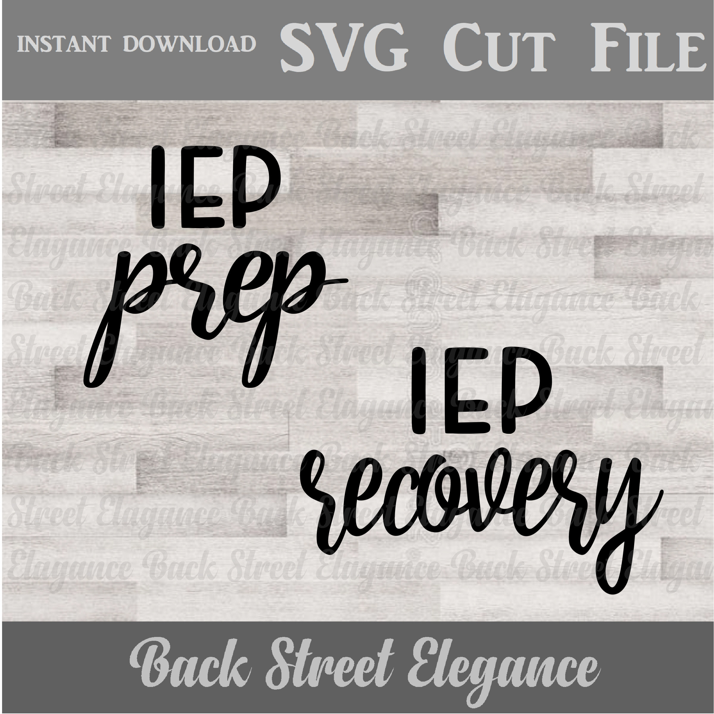 IEP Prep IEP Recovery SVG Bundle Special Ed Teacher Cut File - Etsy Canada