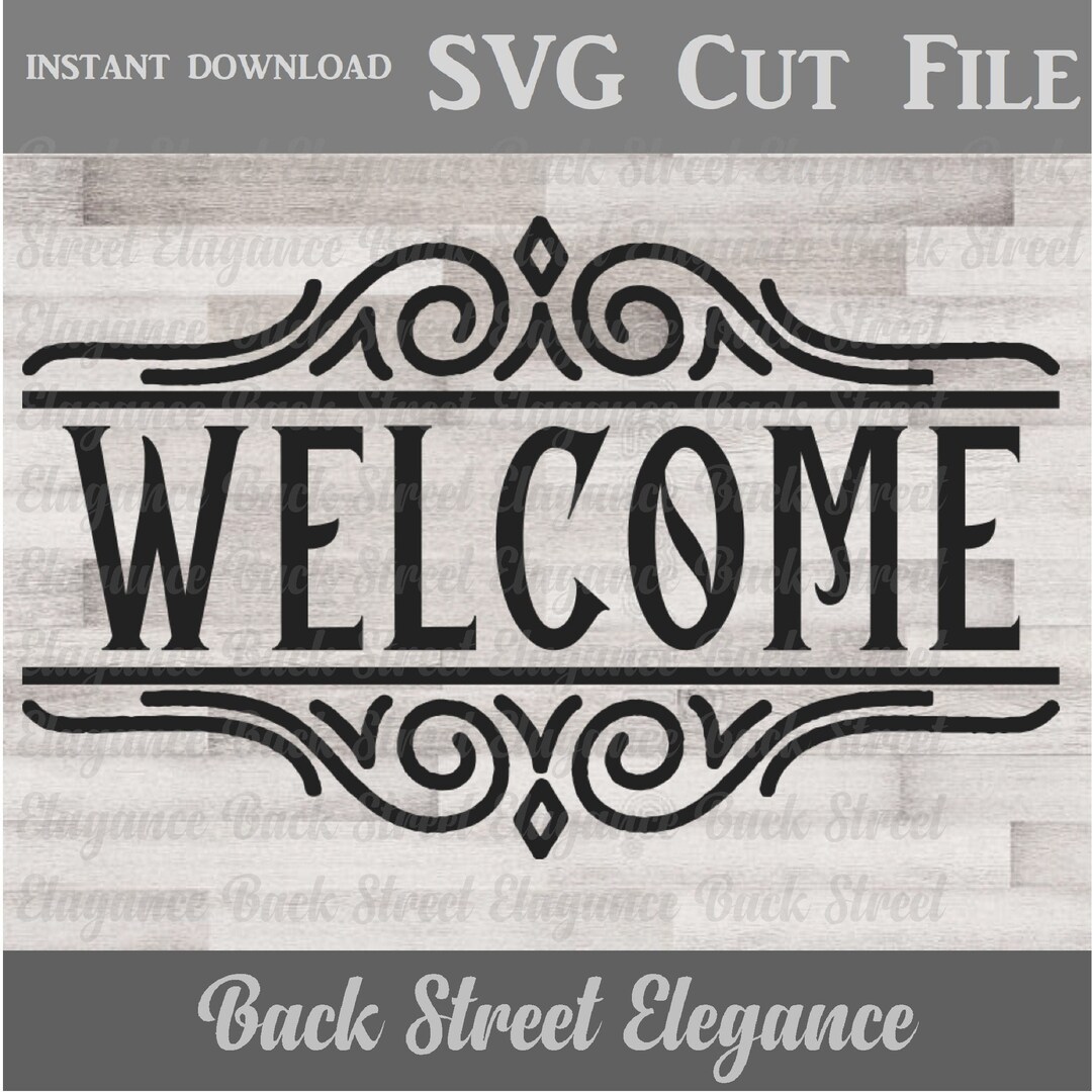 Welcome SVG Tribal Style Welcome SVG Welcome Sign Cut File Wood Sign ...
