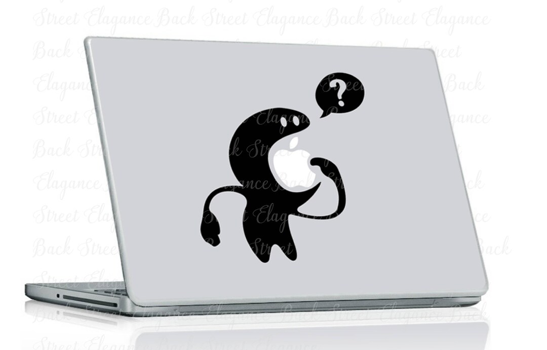 SVG Apple Laptop Chromebook iPad Decal Can I Eat This Cut File ...