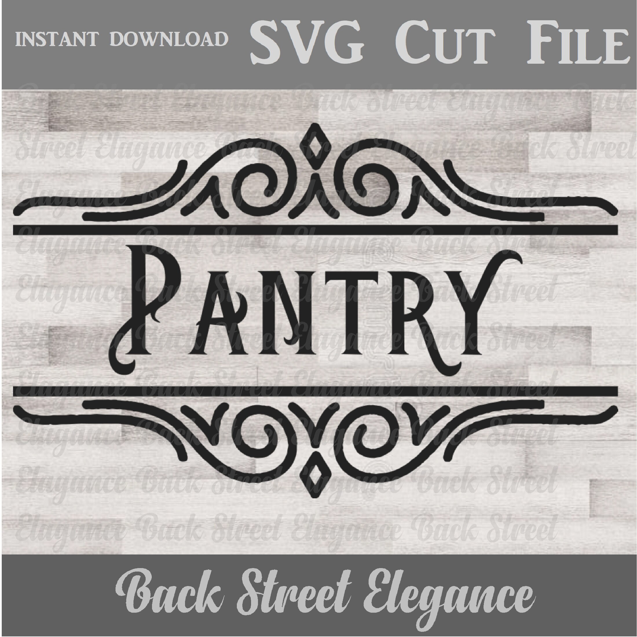 Pantry SVG Tribal Style Pantry SVG Pantry Sign Cut File | Etsy