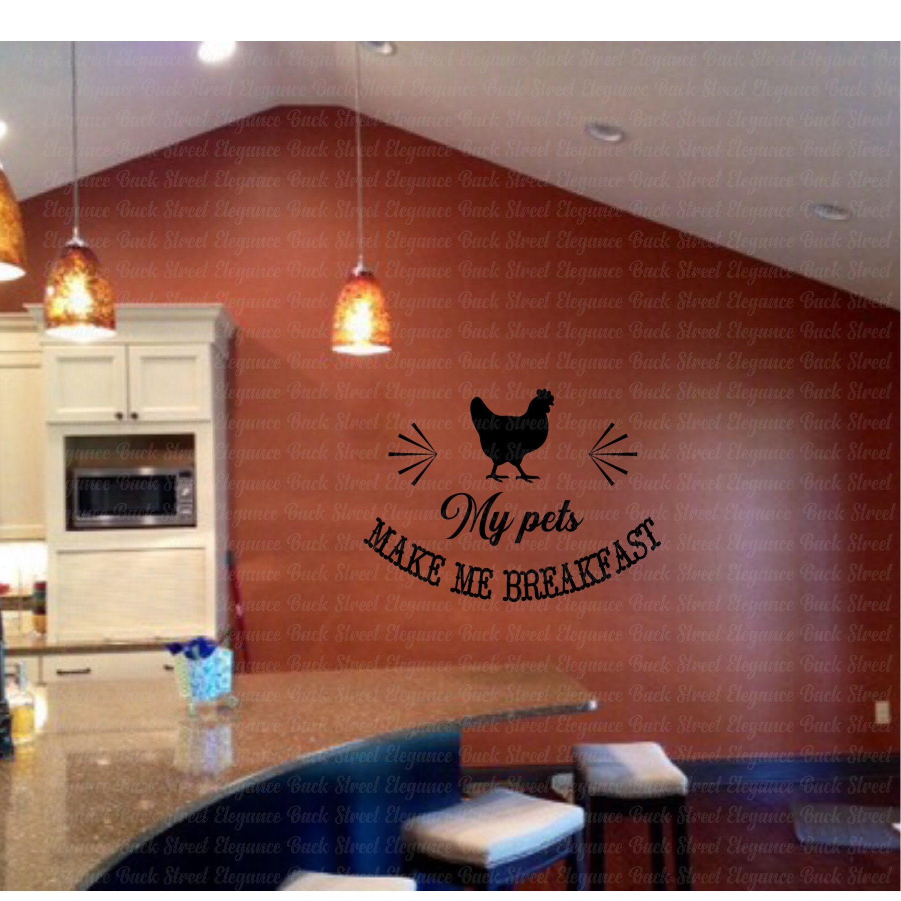 My Pets Make Me Breakfast SVG File Chicken Cut File | Etsy