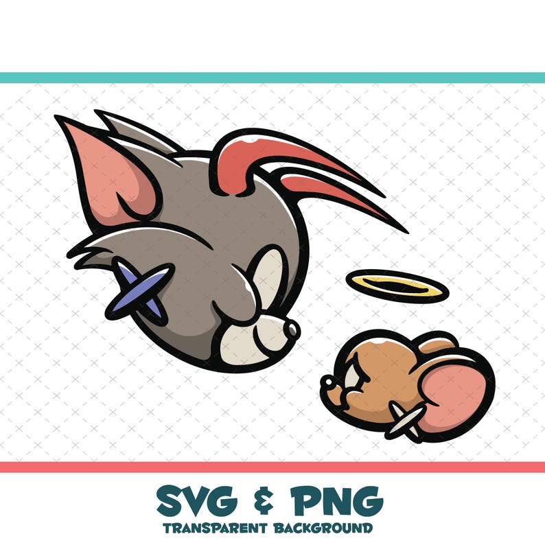 Tom & Jerry SVG and PNG Files - Etsy