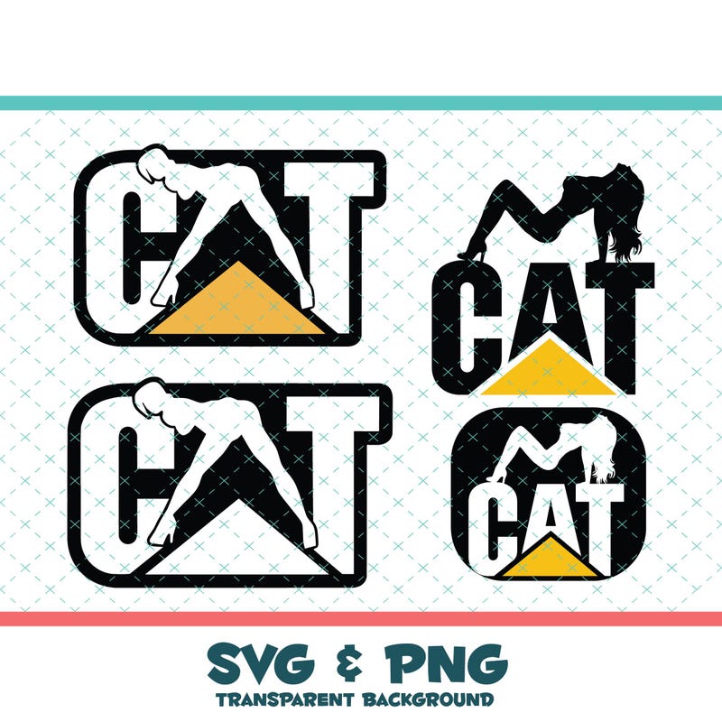Cats Dxf Svg - Etsy