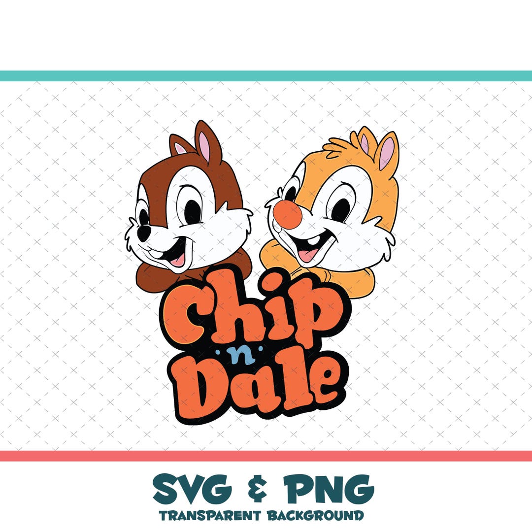 Chip and Dale - SVG and PNG Files - Etsy