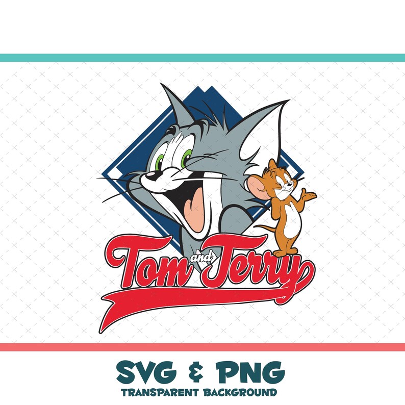 Tom & Jerry SVG and PNG Files - Etsy