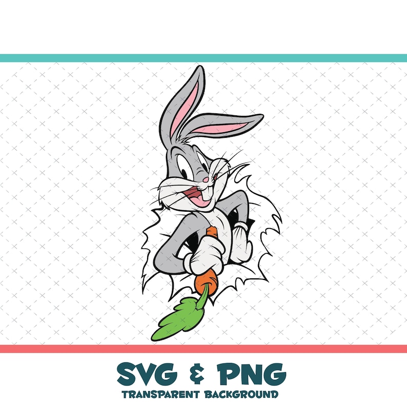 Bugs Bunnyy - SVG and PNG Files - Etsy