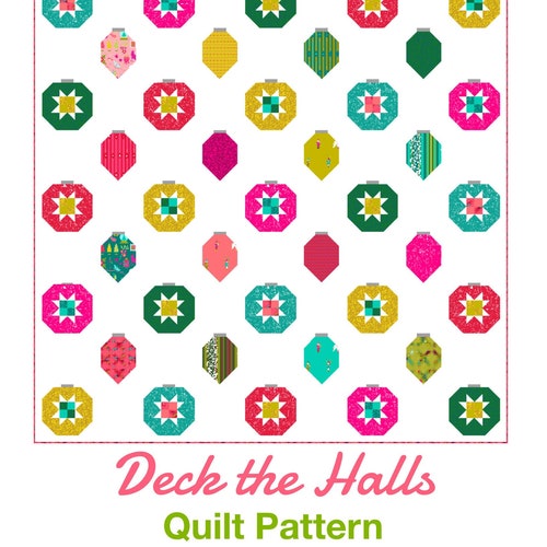 Deck the Halls Christmas Ornament Quilt Pattern by Gracey - Etsy