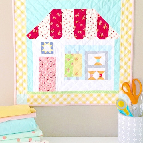 Tiny House Quilt Block Pattern PDF Includes Instructions for - Etsy