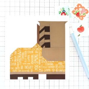 Set of 9 Camping Quilt Block Patterns - Instructions for 6", 9", 12 ...