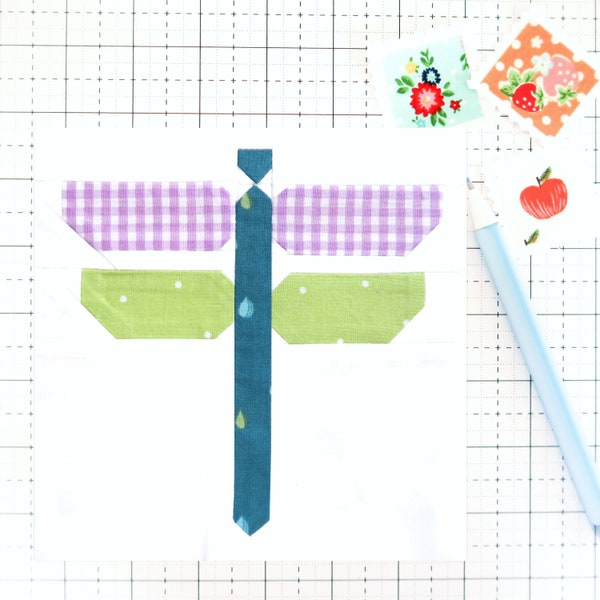 Dragonfly Quilt Pattern - Etsy
