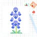 Bluebonnet Quilt Block Pattern PDF Spring Texas State Flower ...