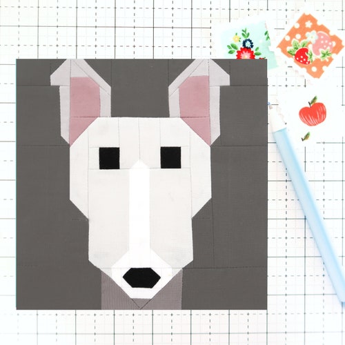 Boxer Dog Puppy Quilt Block PDF Pattern Includes - Etsy