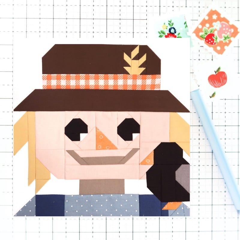 Scarecrow Quilting Pattern - Etsy