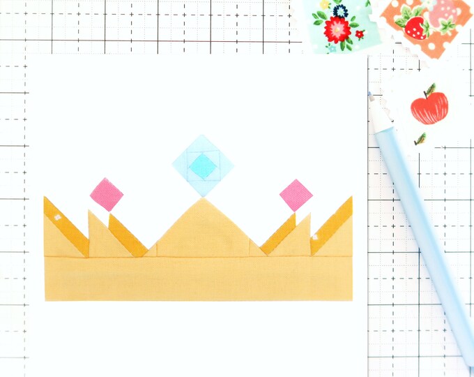 King's Crown PDF Quilt Block Pattern - Etsy Canada